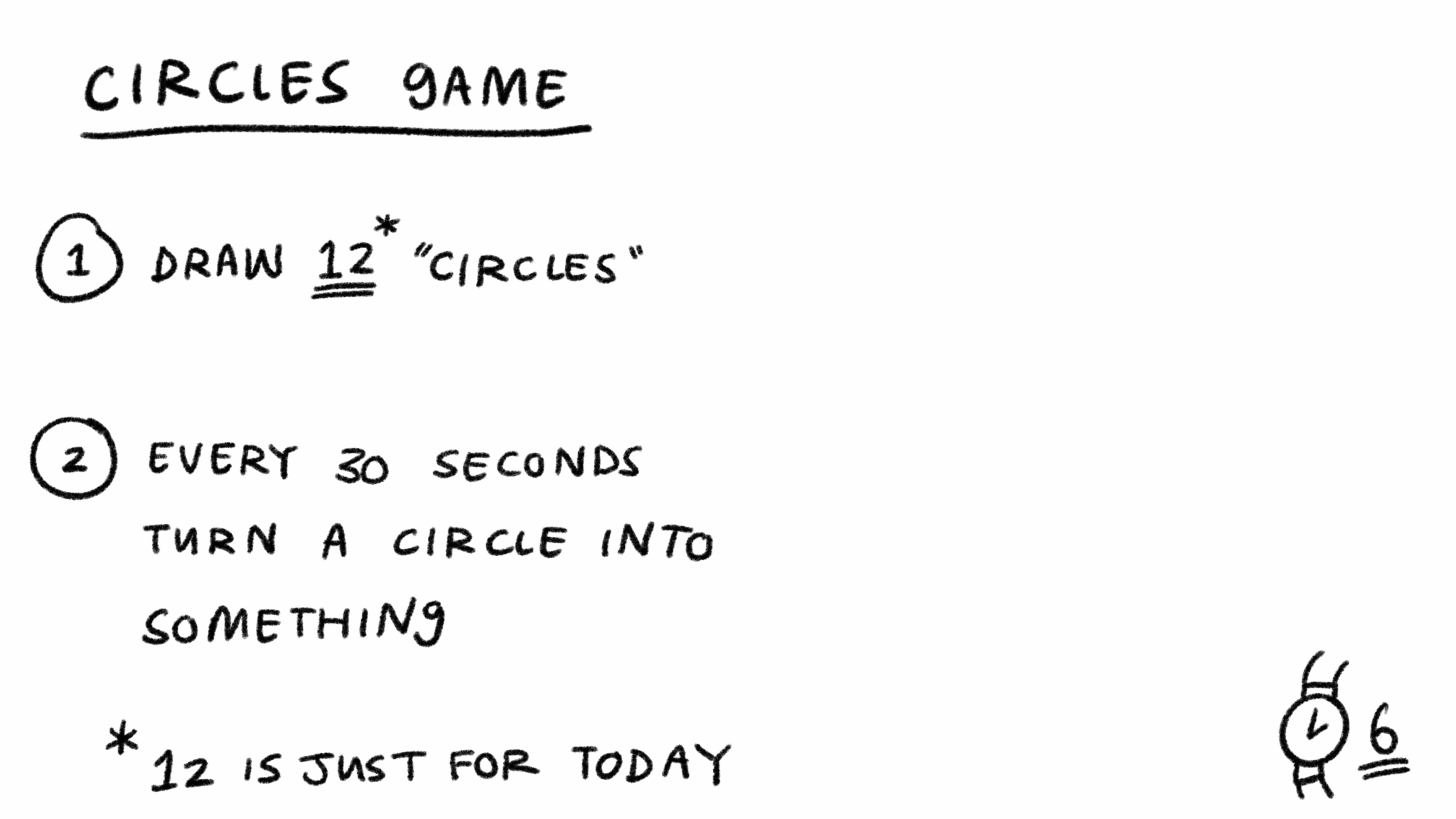 3 of my favourite creative warm ups – Work Over Easy